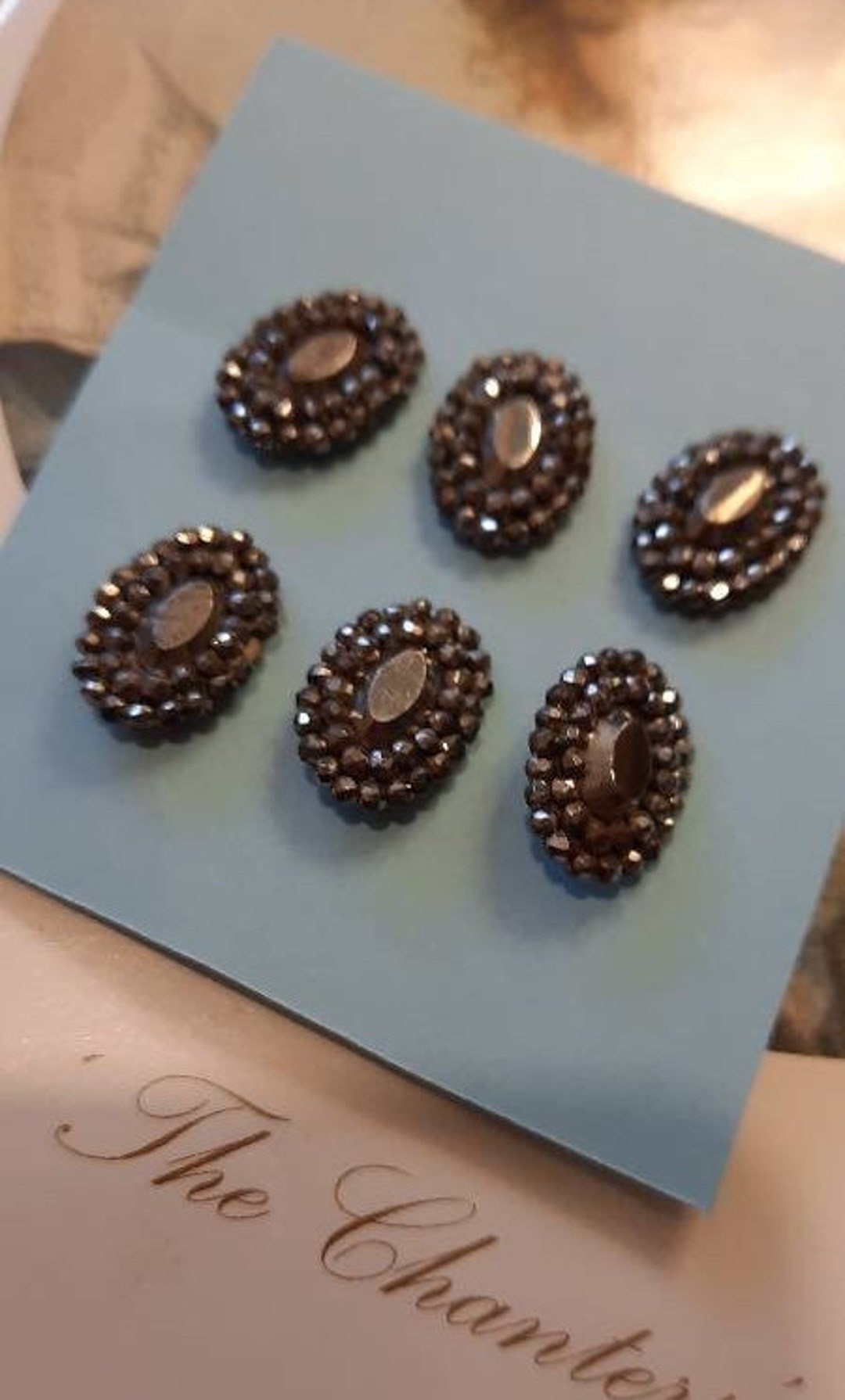 Georgian Rare Set of Buttons in Cut Steels X 6. Small 1.5 by - Etsy