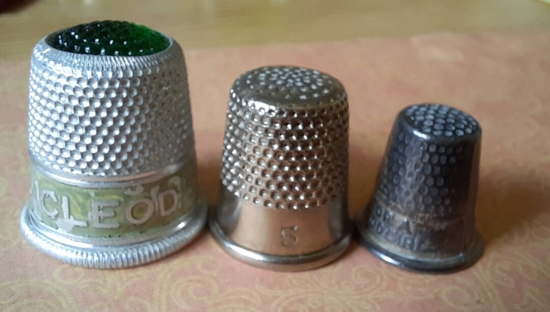 3 Vintage/antique Thimbles. 3 Sizes. - Etsy