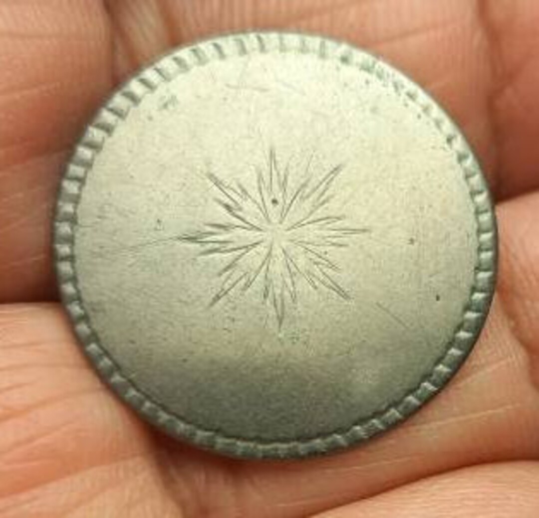 18th Century Georgian Tombac Button. 2.4cm Diameter. - Etsy