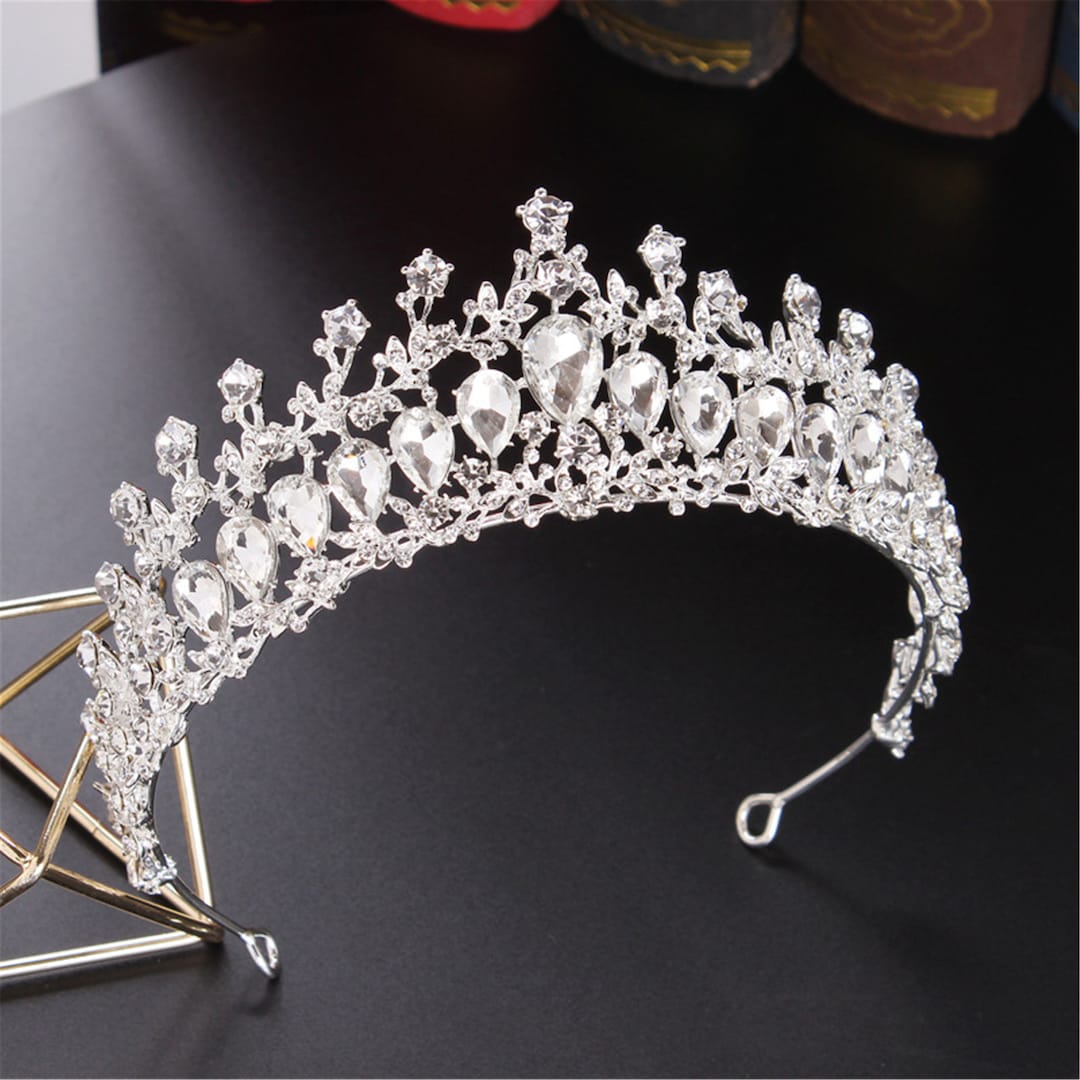 Stunning Silver Wedding Crown Elegant Bridal Crown Silver - Etsy