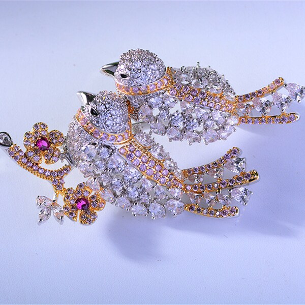 Crystal Brooch Pin - Etsy