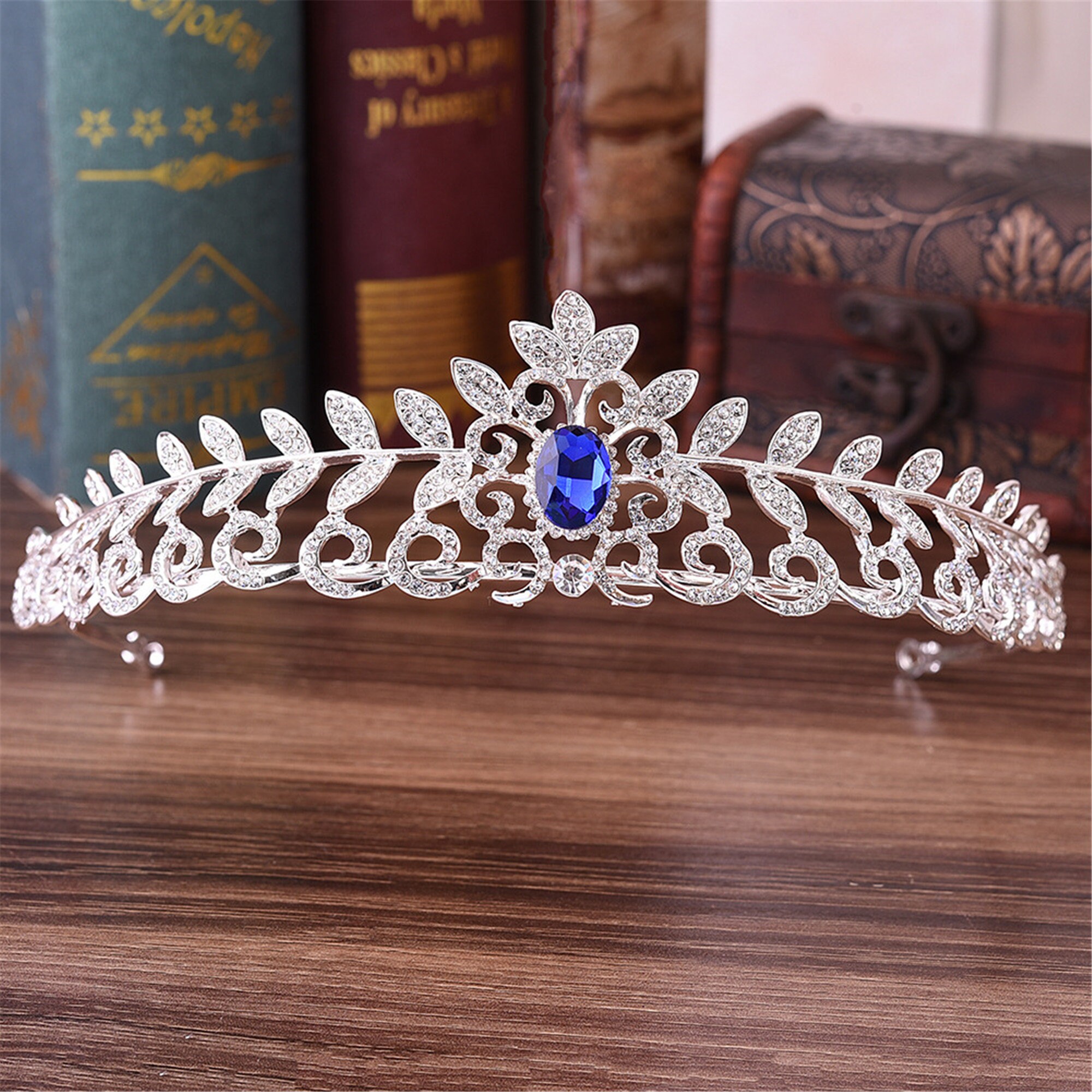 Gold Wedding Crown Stunning Bridal Crown Ruby Crystal Bridal - Etsy