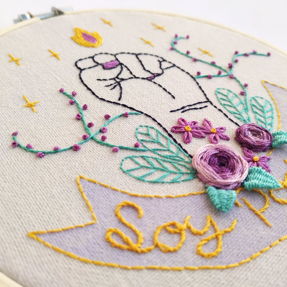 Feminist Hand Embroidery PDF, Power Woman Message, Soy Poderosa ...