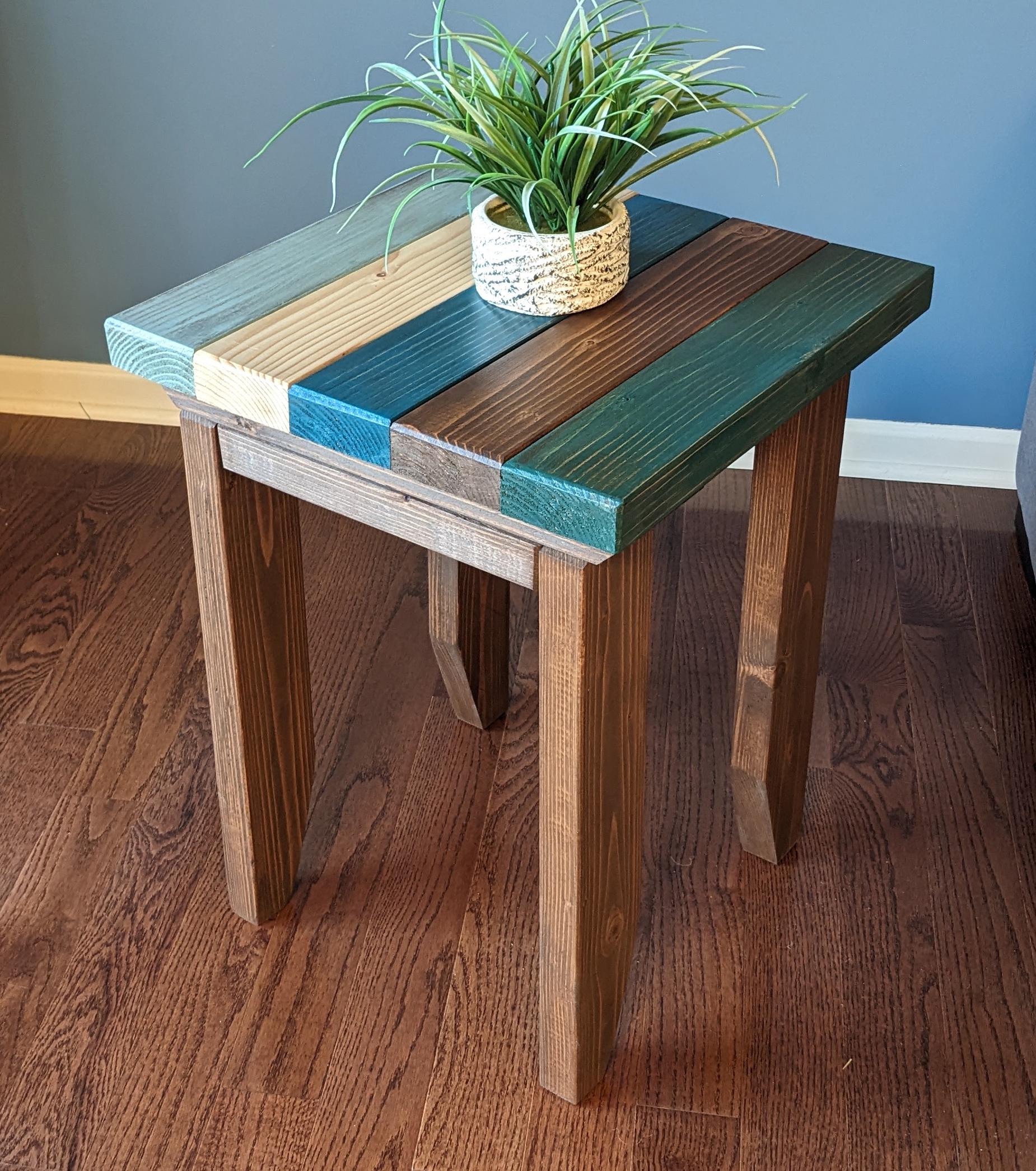 The Lake House Lodge Cabin End Table Night Stand - Etsy