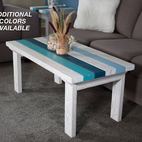 The Lighthouse Coffee Table Farmhouse Coffee Table Coastal - Etsy
