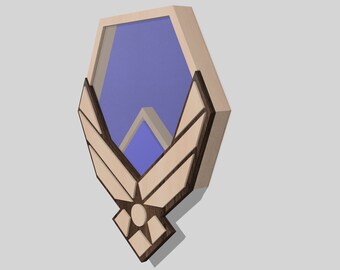 Us Air Force Shadow Box - Etsy