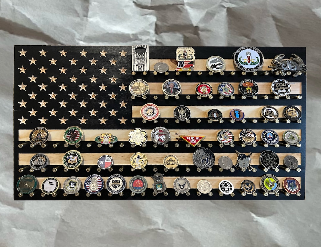 Challenge Coin Flag - Etsy