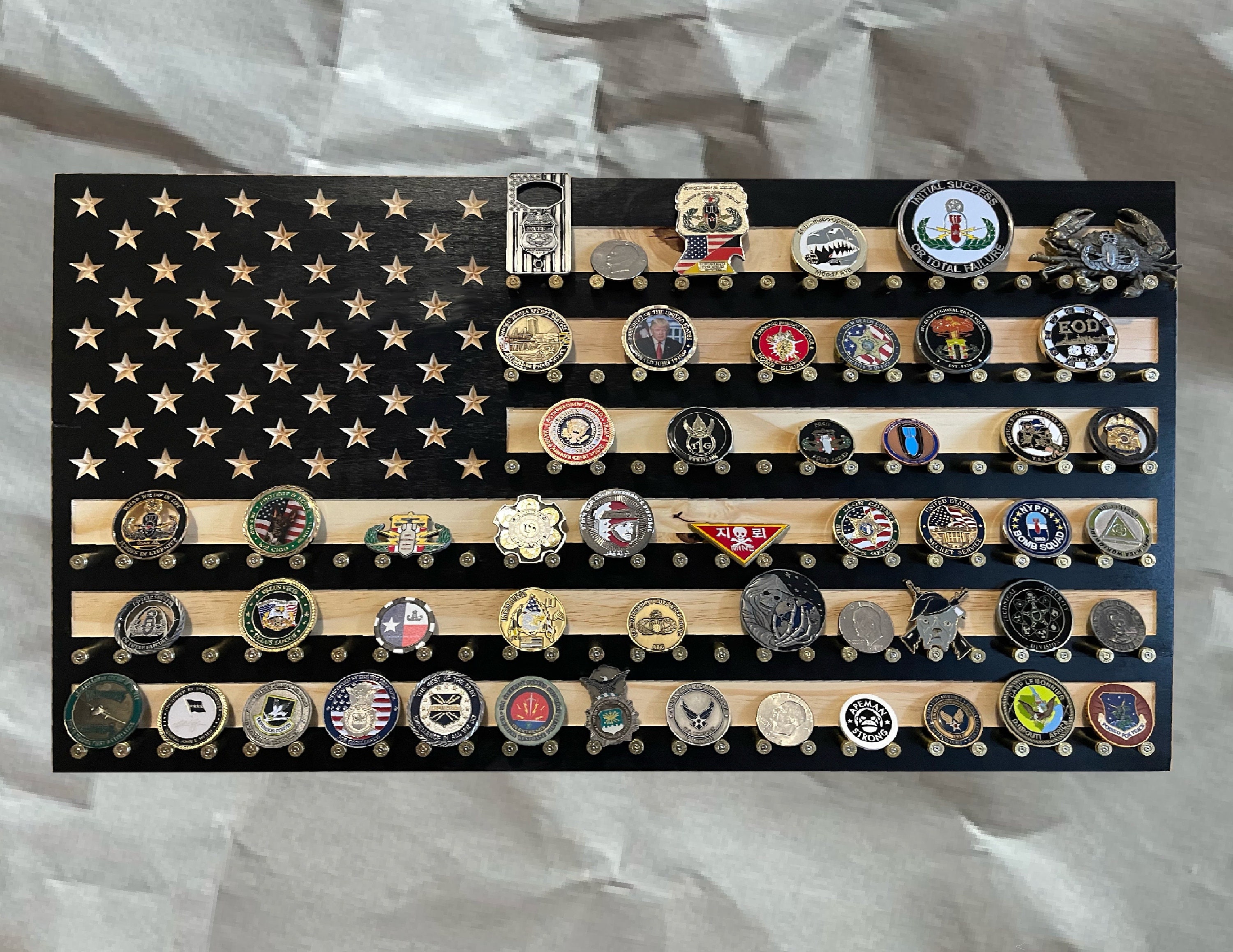 Challenge Coin Flag - Etsy