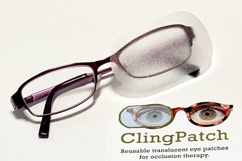 Translucent Eye Patch for Glasses - Occlusion Therapy - Etsy