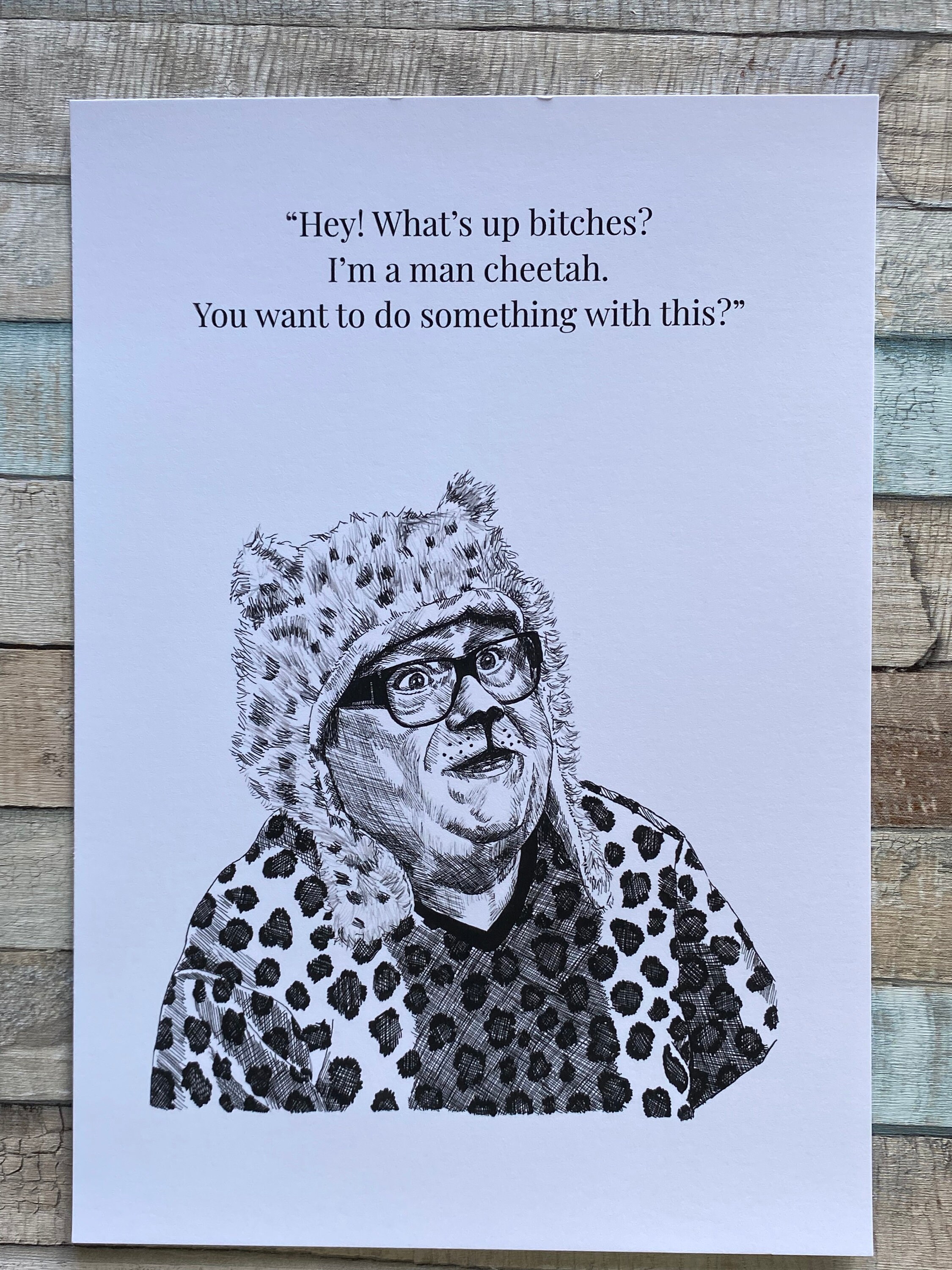 Frank Reynolds Man Cheetah Its Always Sunny in | Etsy