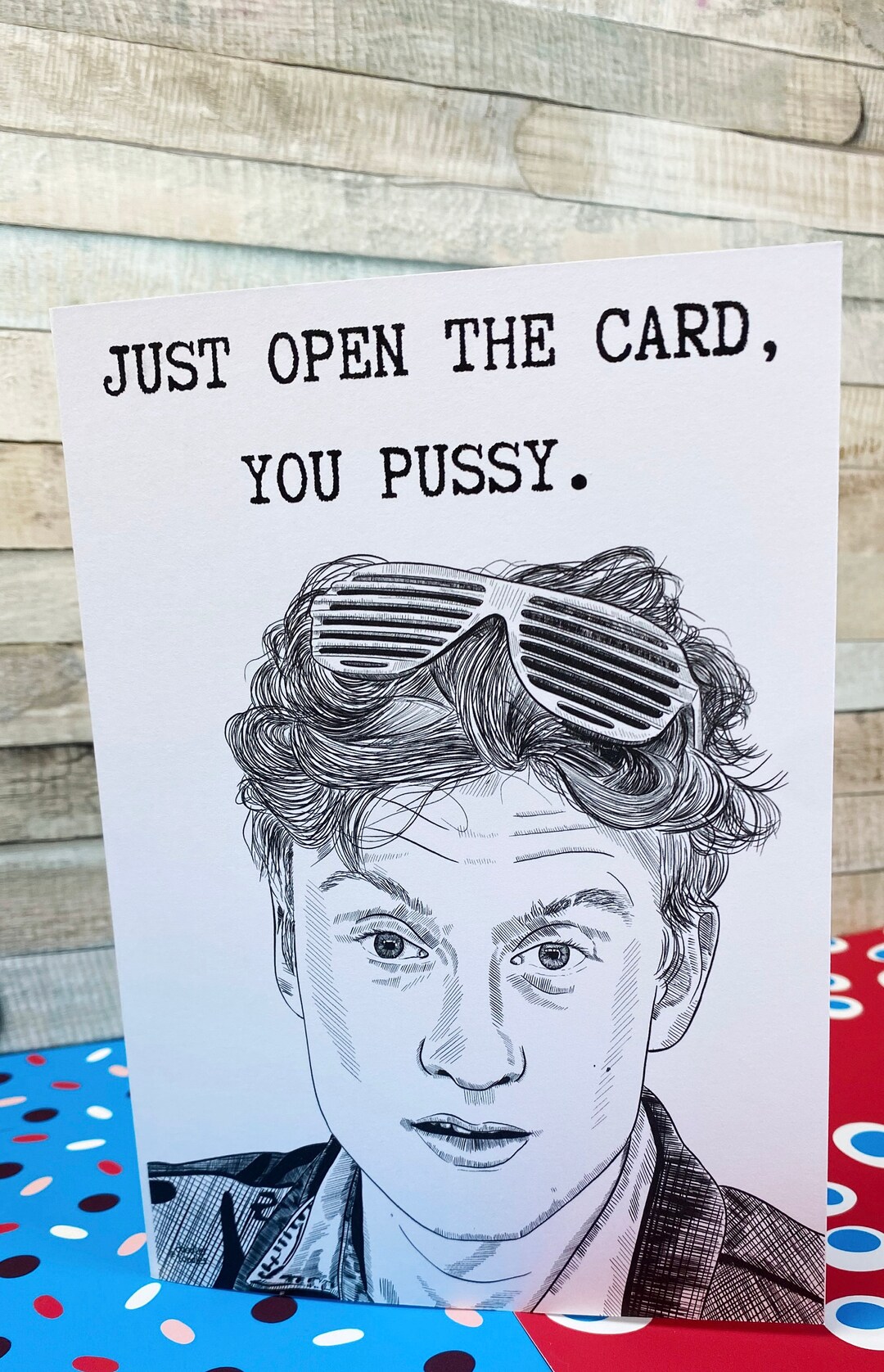 James Acaster, Taskmaster, Blank Greetings Card. - Etsy