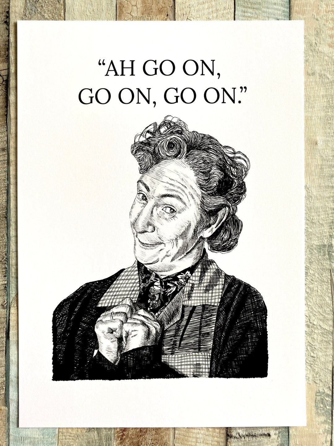 Mrs Doyle Father Ted Art Print. - Etsy