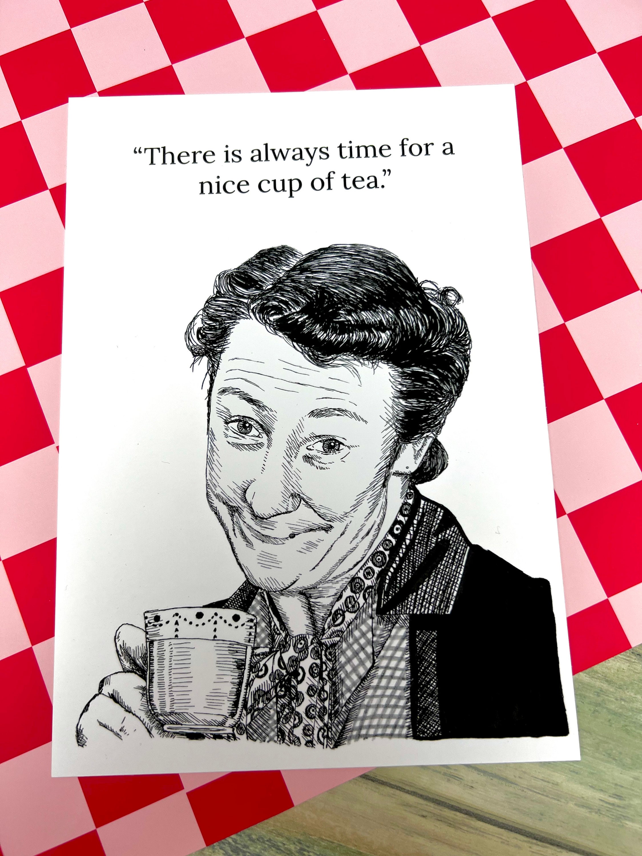 Mrs Doyle Nice Cup of Tea Father Ted Limited Print. - Etsy Israel