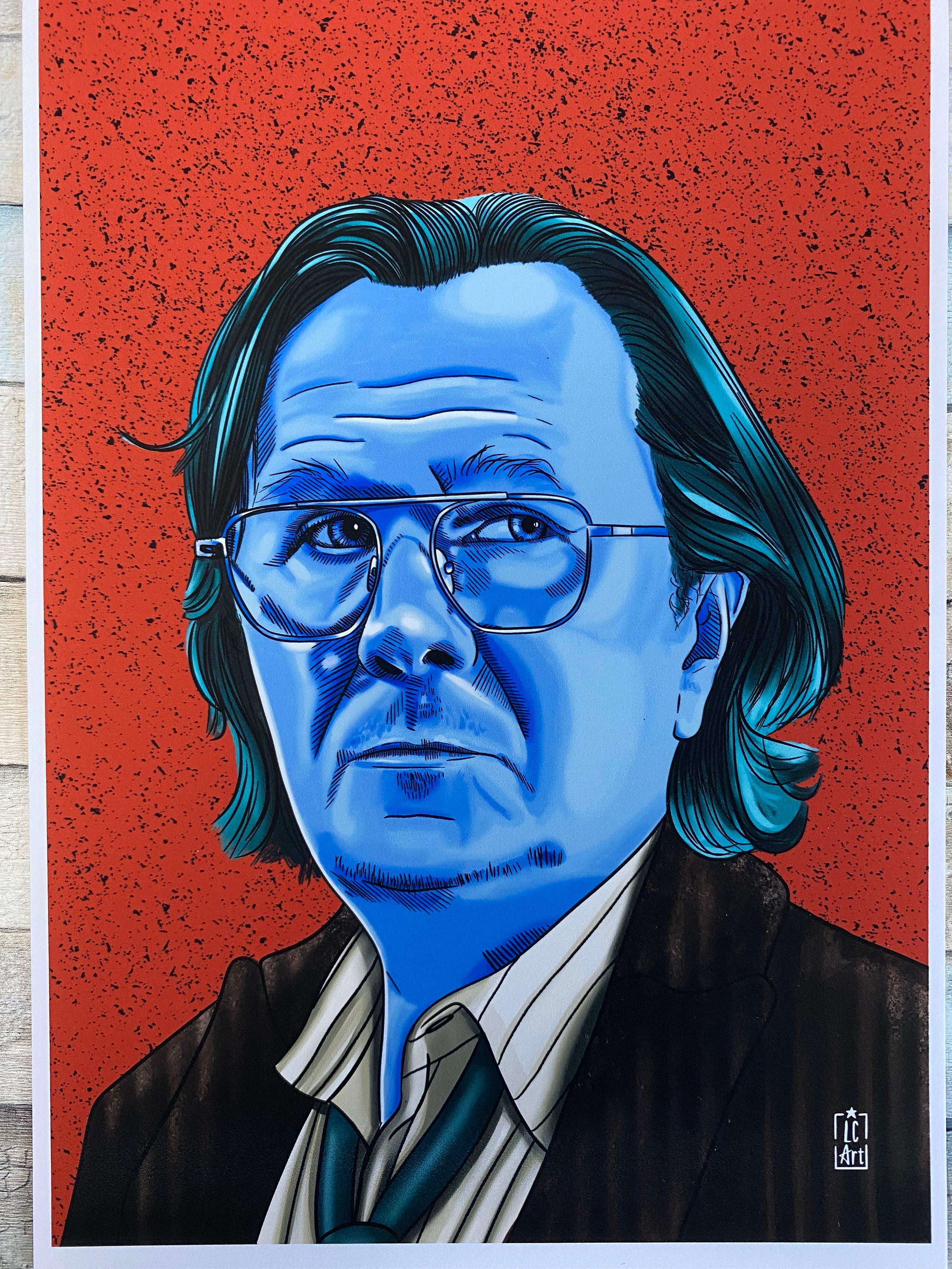 Jackson Lamb Gary Oldman Slow Horses Limited Art Prints. - Etsy