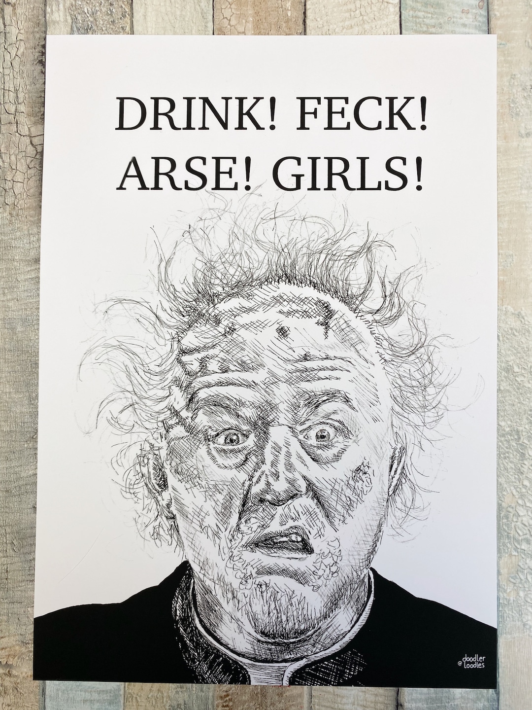 Father Jack, Father Ted Limited, Numbered Art Prints, Room Decor, Funny ...