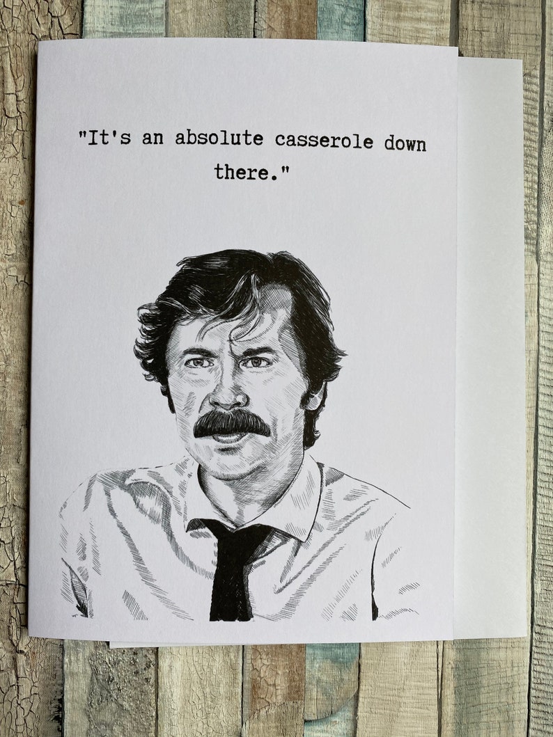 Mike Wozniak Taskmaster Greeting Card. | Etsy