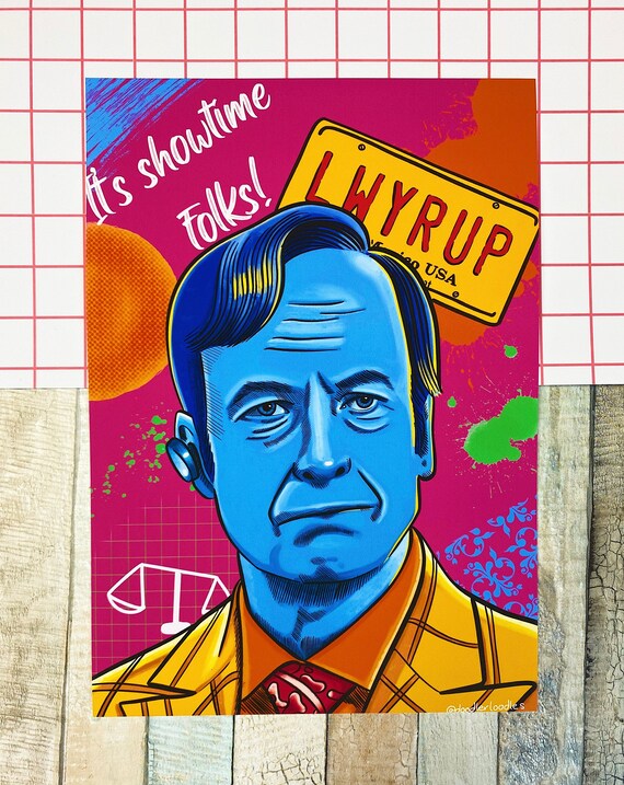 Saul Goodman Better Call Saul Breaking Bad Art Print. | Etsy
