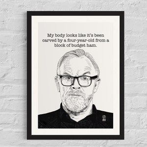 The Taskmaster, Greg Davies, Taskmaster, Art Print. - Etsy