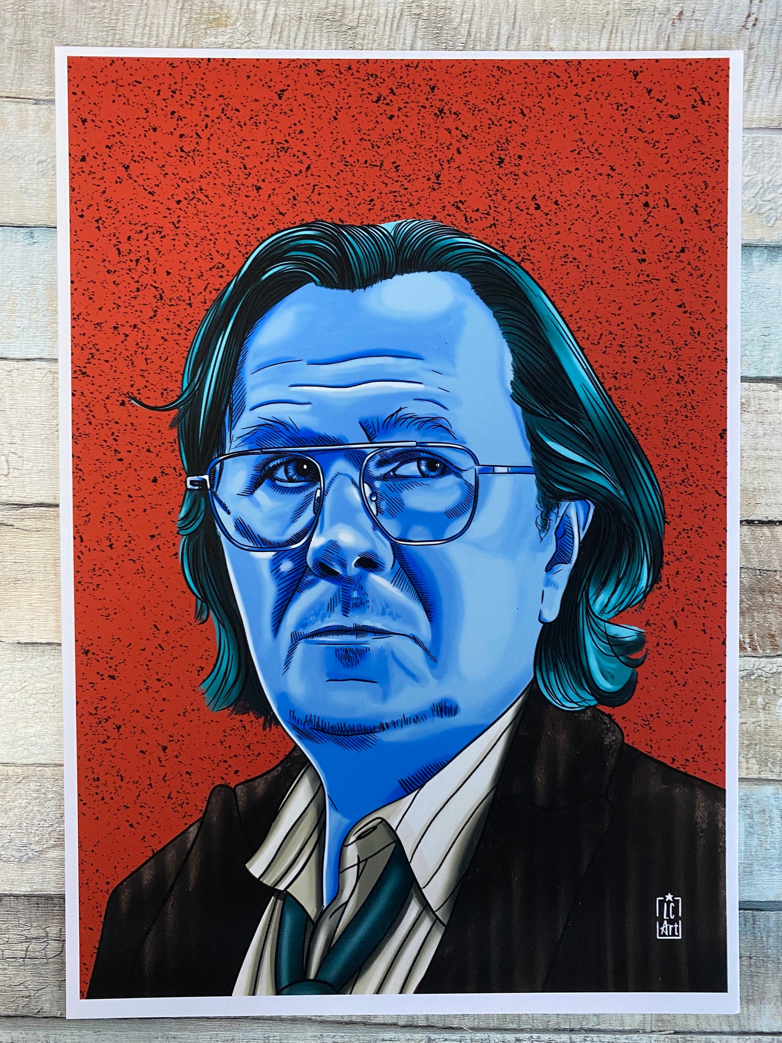 Jackson Lamb Gary Oldman Slow Horses Limited Art Prints. - Etsy