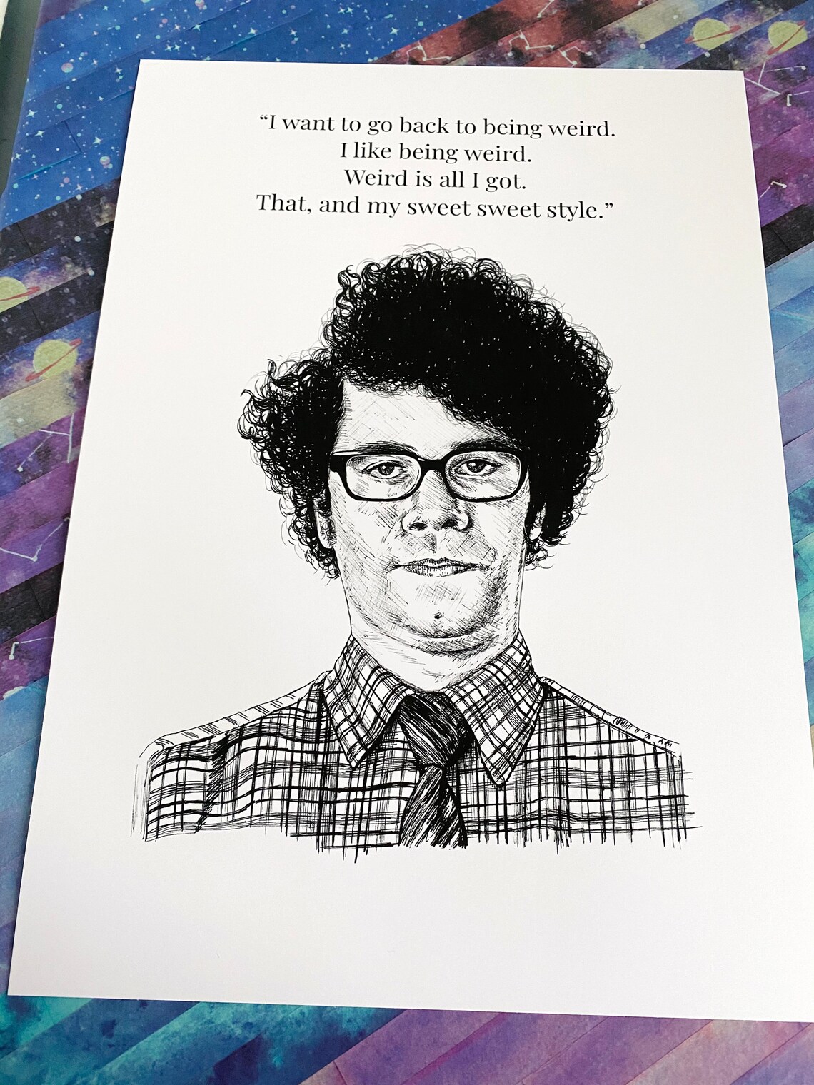 Moss The IT Crowd Limited art print. | Etsy