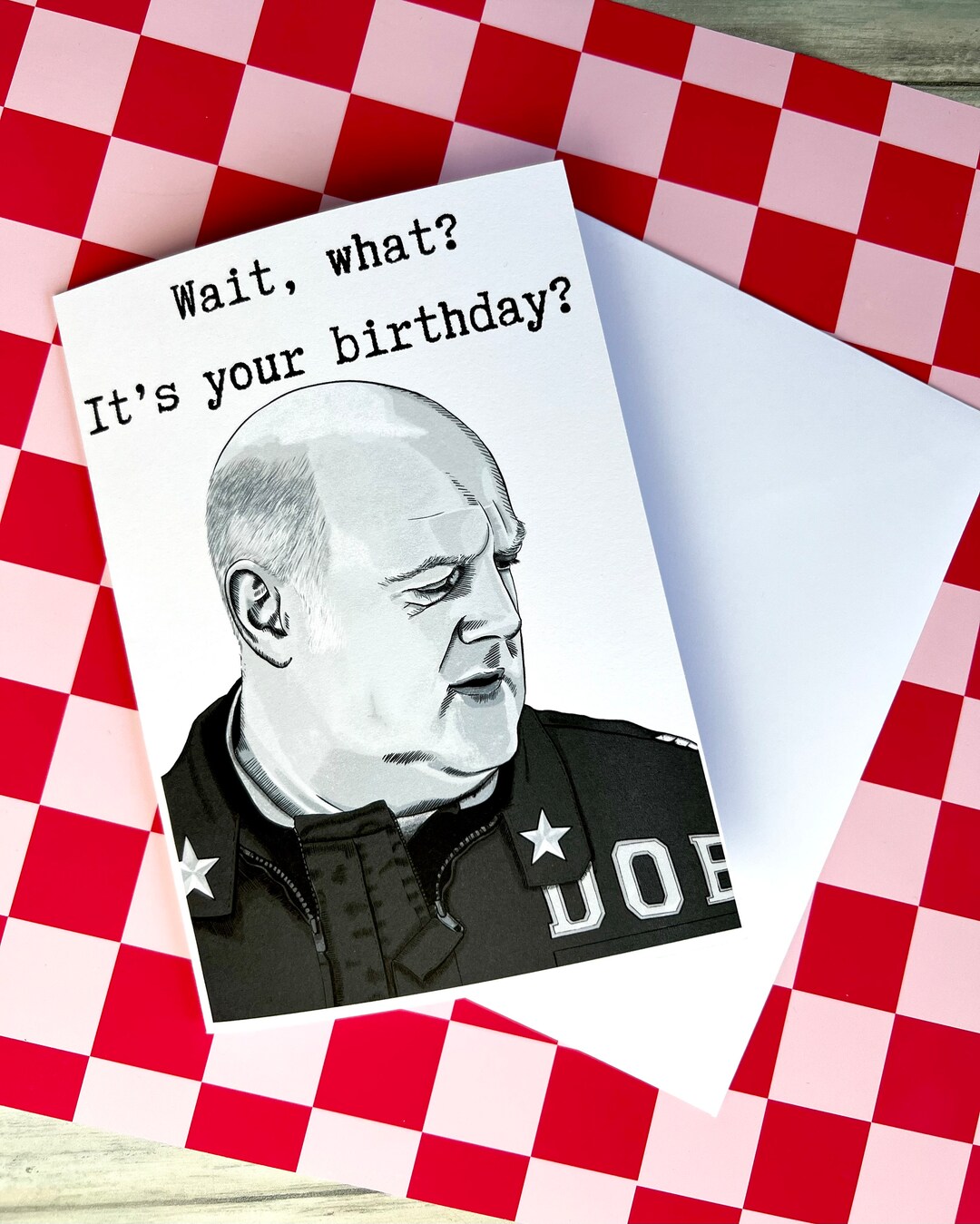 Dara Obriain, Wait, What Birthday Card, Taskmaster - Etsy