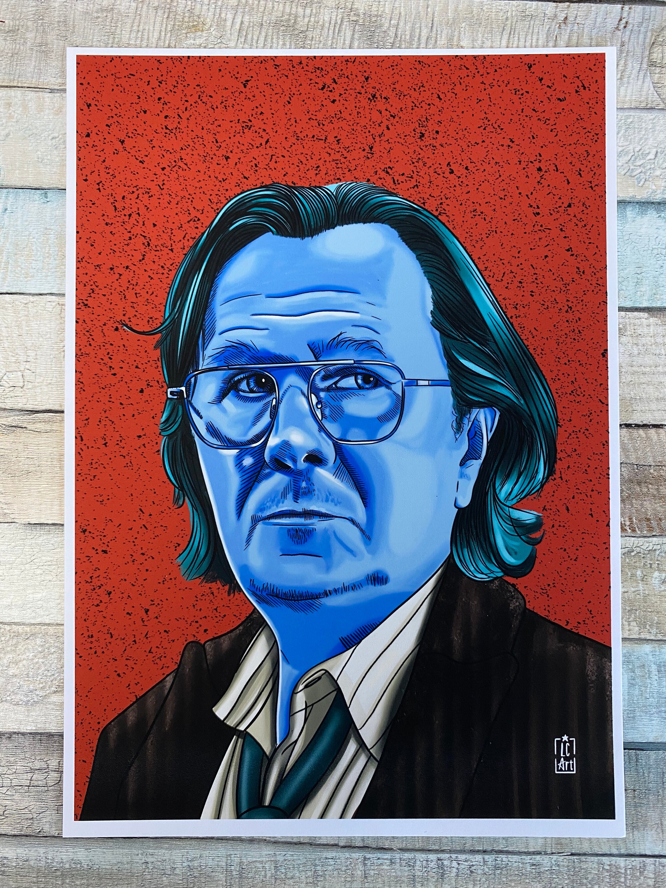 Jackson Lamb Gary Oldman Slow Horses Limited Art Prints. - Etsy