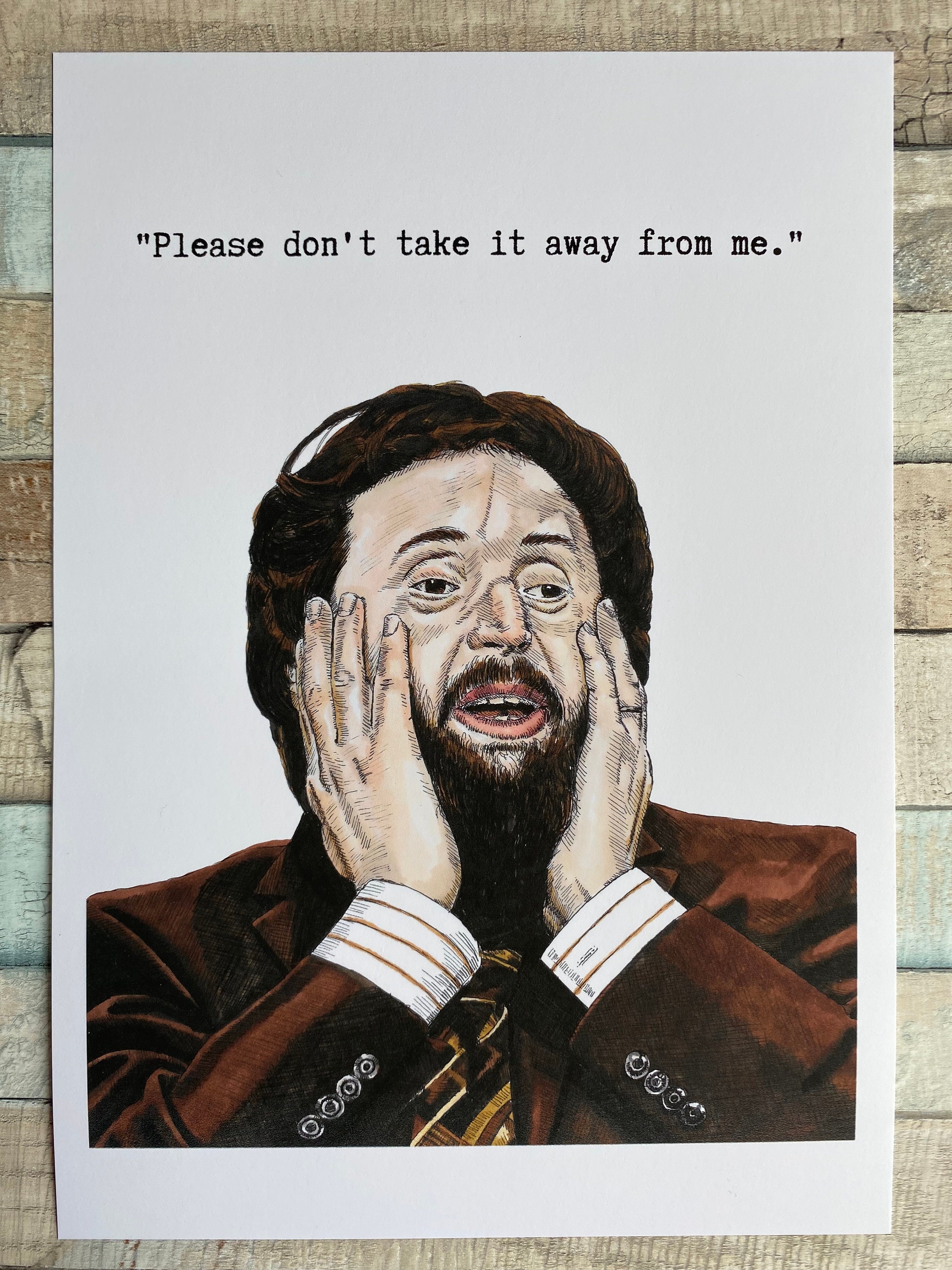 Joe Wilkinson Taskmaster Please Dont Take It Away From Me - Etsy