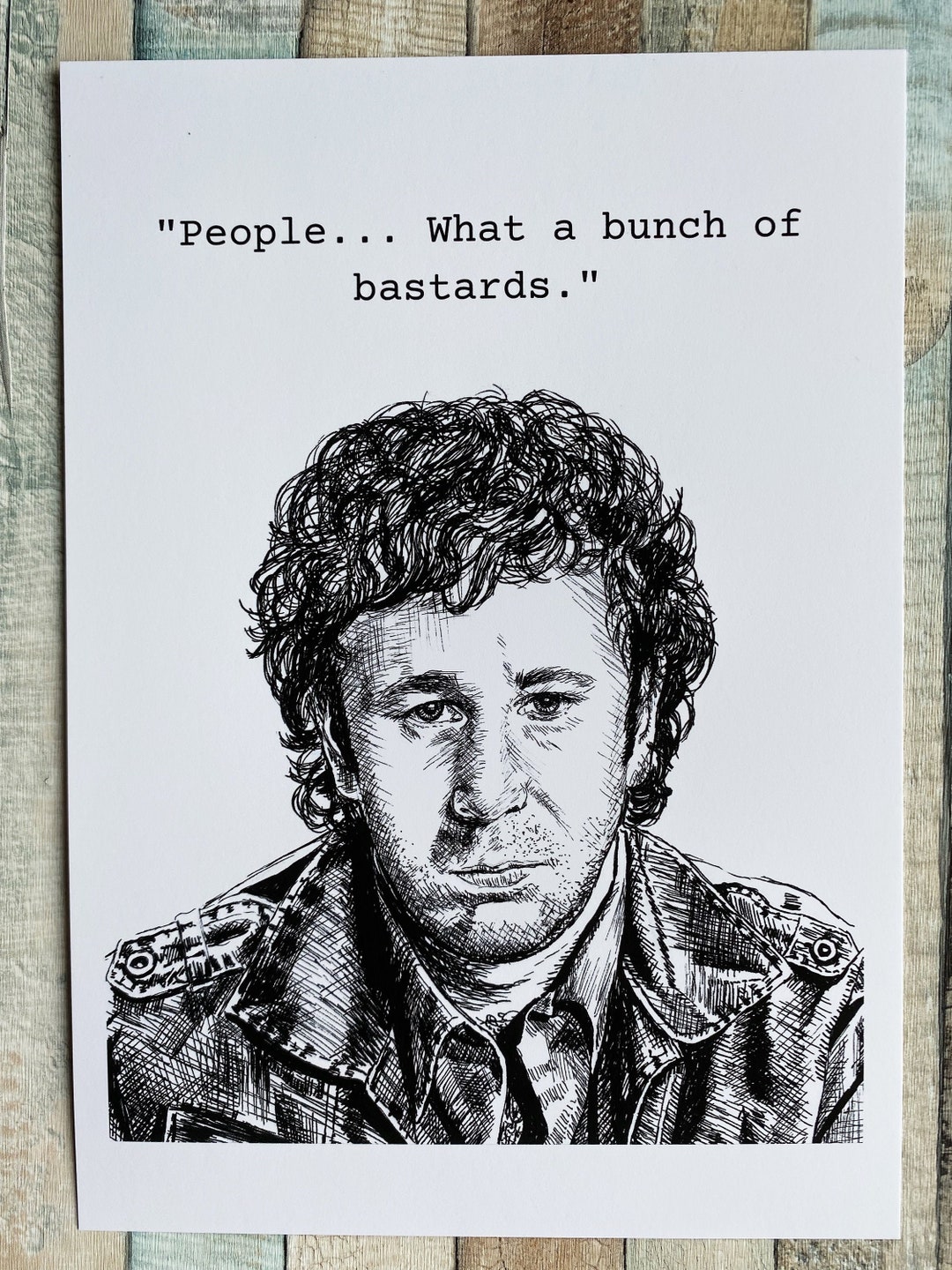 Roy the IT Crowd People What a Bunch Limited Art Prints - Etsy