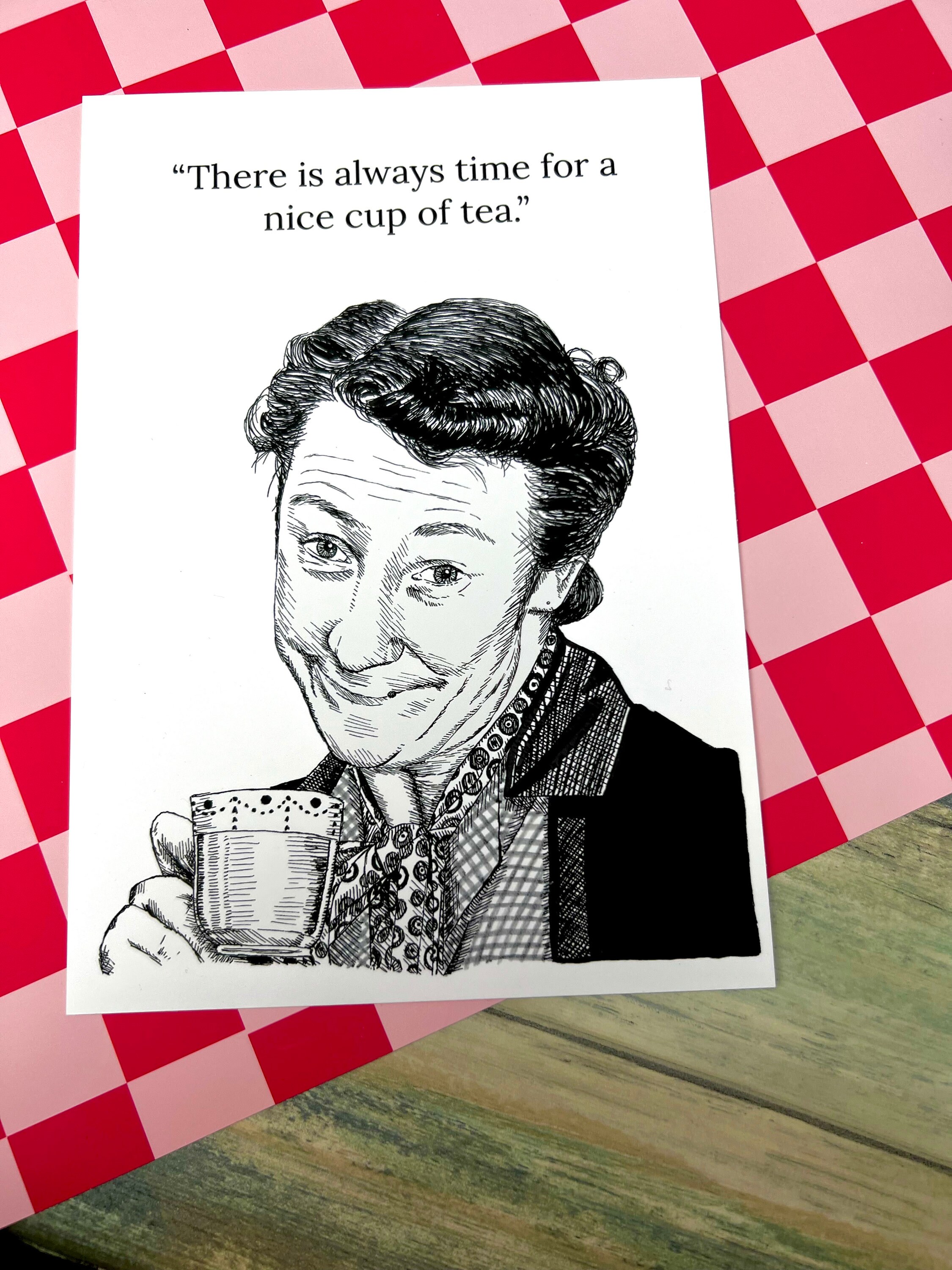 Mrs Doyle Nice Cup of Tea Father Ted Limited Print. - Etsy Israel