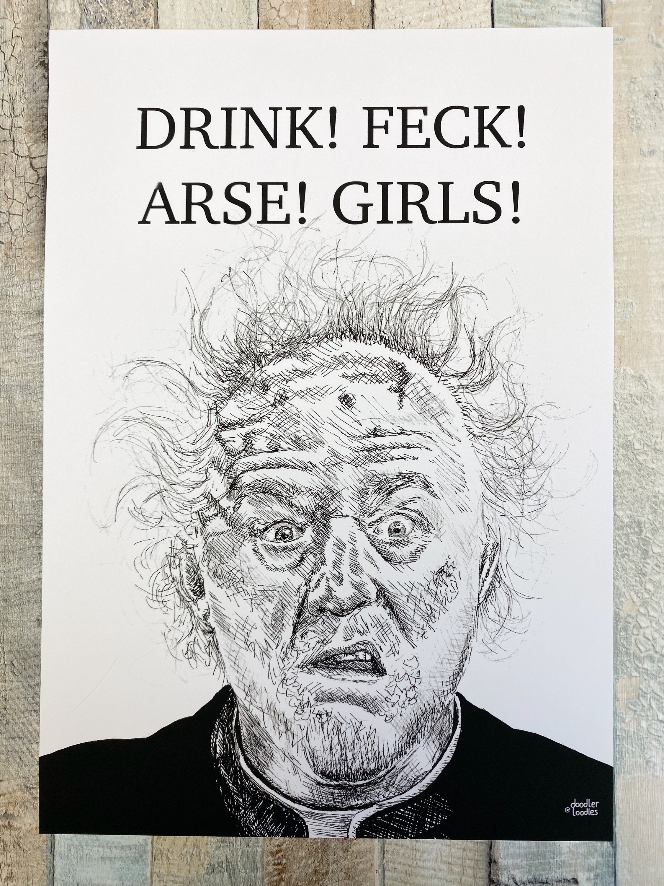 Father Jack Father Ted Limited Numbered Art Prints Room - Etsy