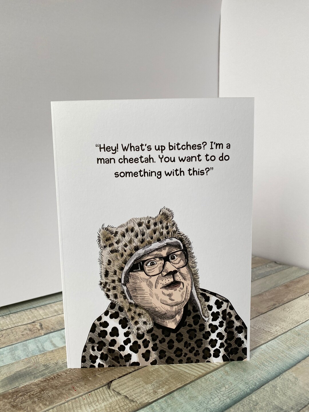 Man Cheetah Its Always Sunny in Philadelphia Blank - Etsy UK