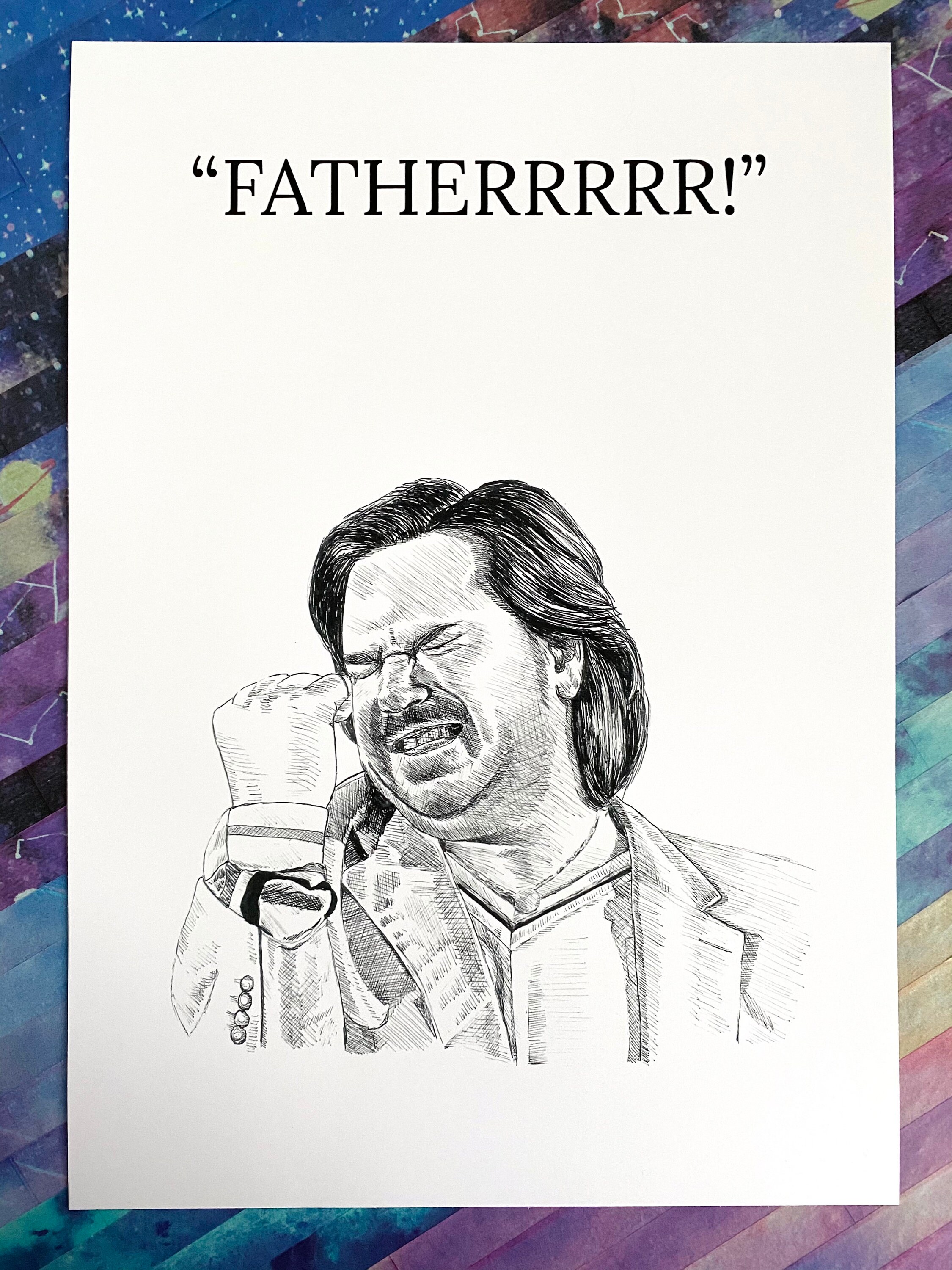 Douglas Reynholm Father The I.T Crowd Limited print. | Etsy