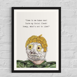 Bob Mortimer, Wotsit Face Mask, Task Master Limited Art Print. - Etsy UK