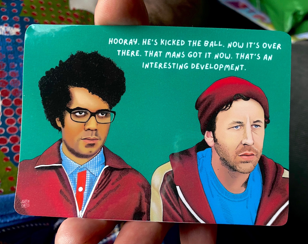 Moss and Roy, the IT Crowd, Vinyl Stickers and Magnets. - Etsy