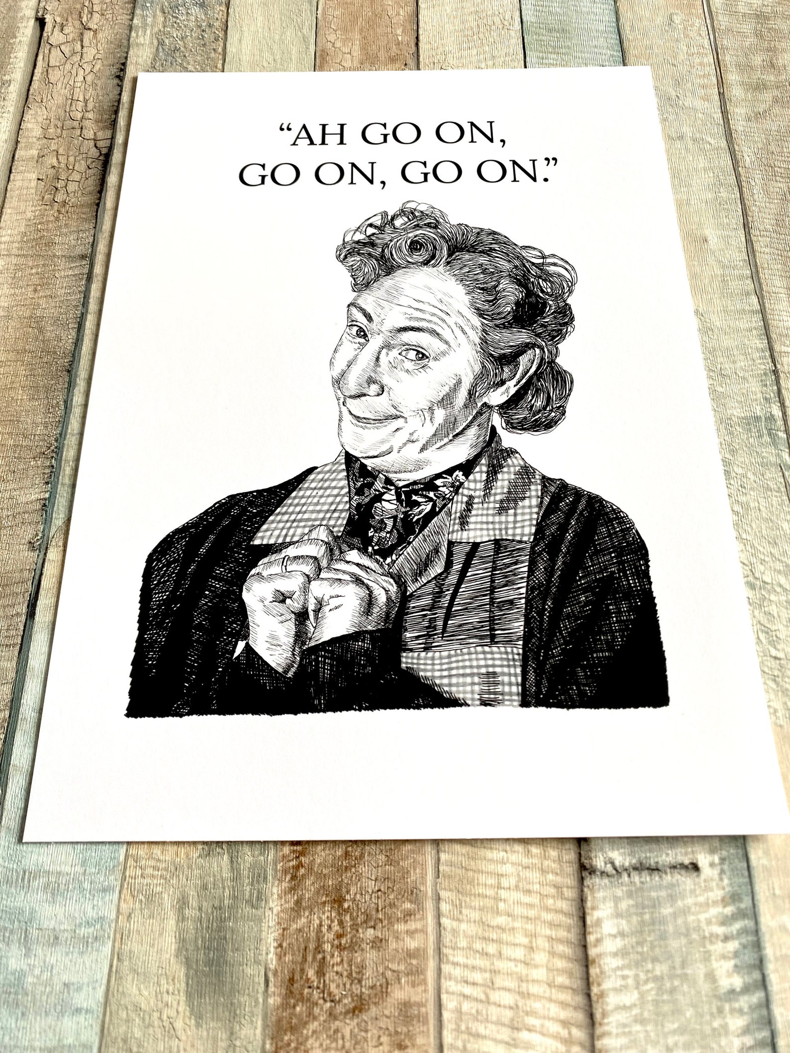 Mrs Doyle Father Ted Art Print. - Etsy