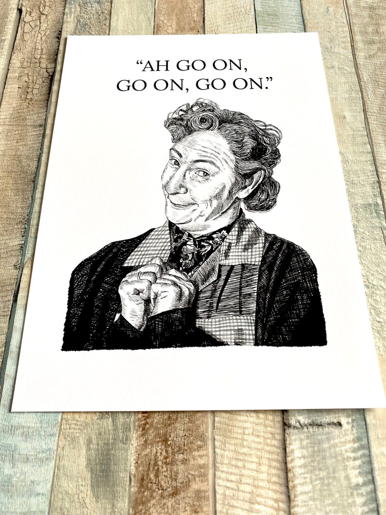 Mrs Doyle Father Ted Art Print. - Etsy