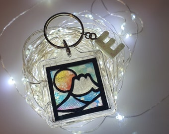 Mt Fuji Keychain - Etsy