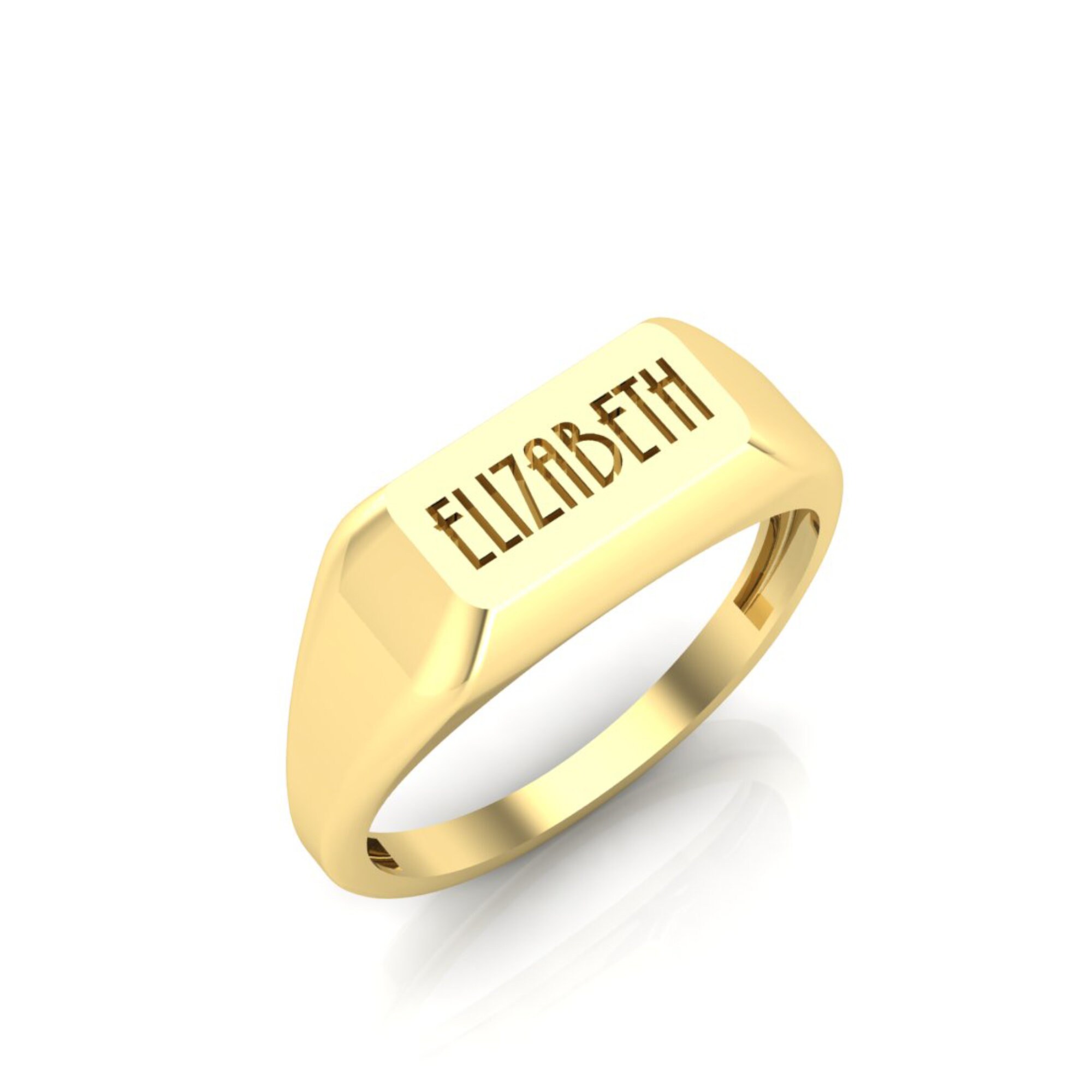 Gold Rings For Men With Name