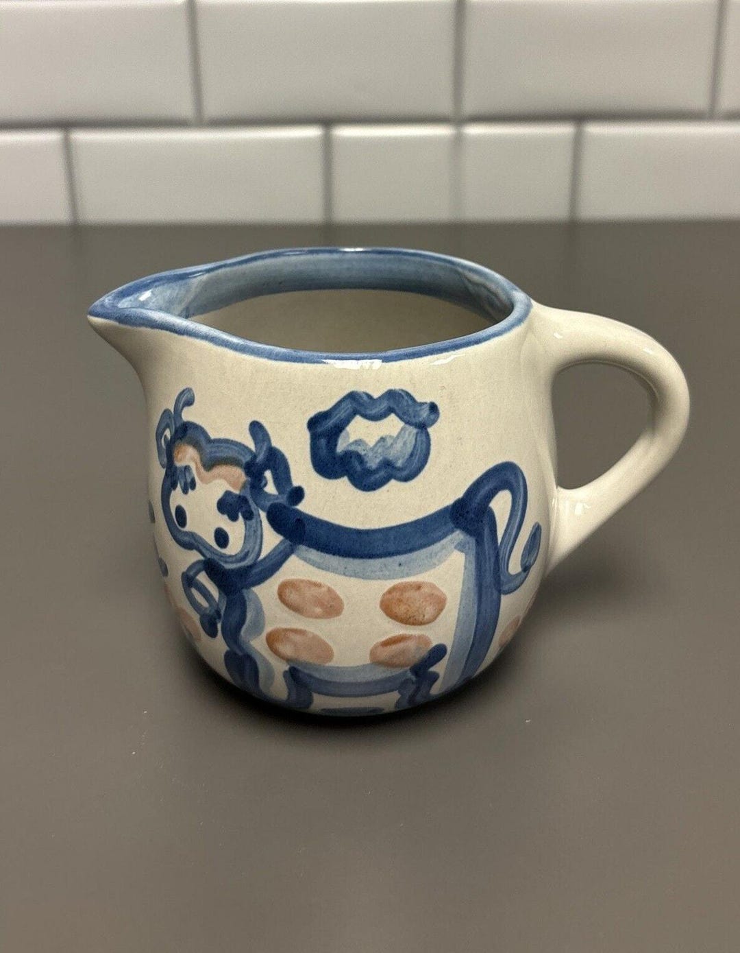Vintage M A Hadley Pottery Cow Creamer Pitcher - Etsy