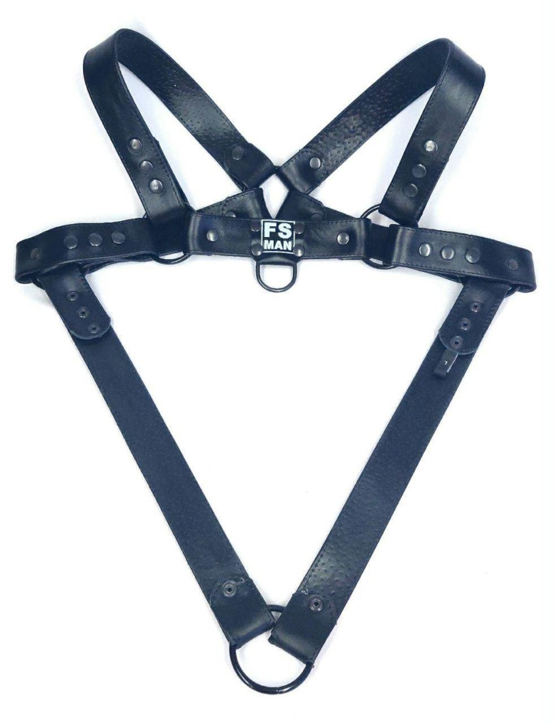 Black Leather Body Harness Fsman Harness Men Body Harness | Etsy