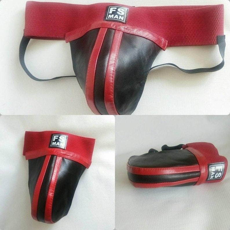 Leather and Elastic Jock Strap for Men Fsman Fetish - Etsy