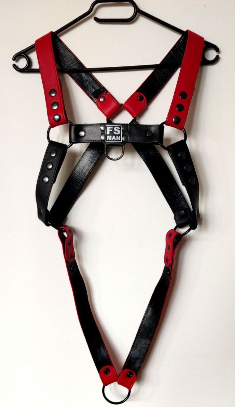 Body Harness Randb Fsman Leather Harness Men Andy Star Porn Etsy