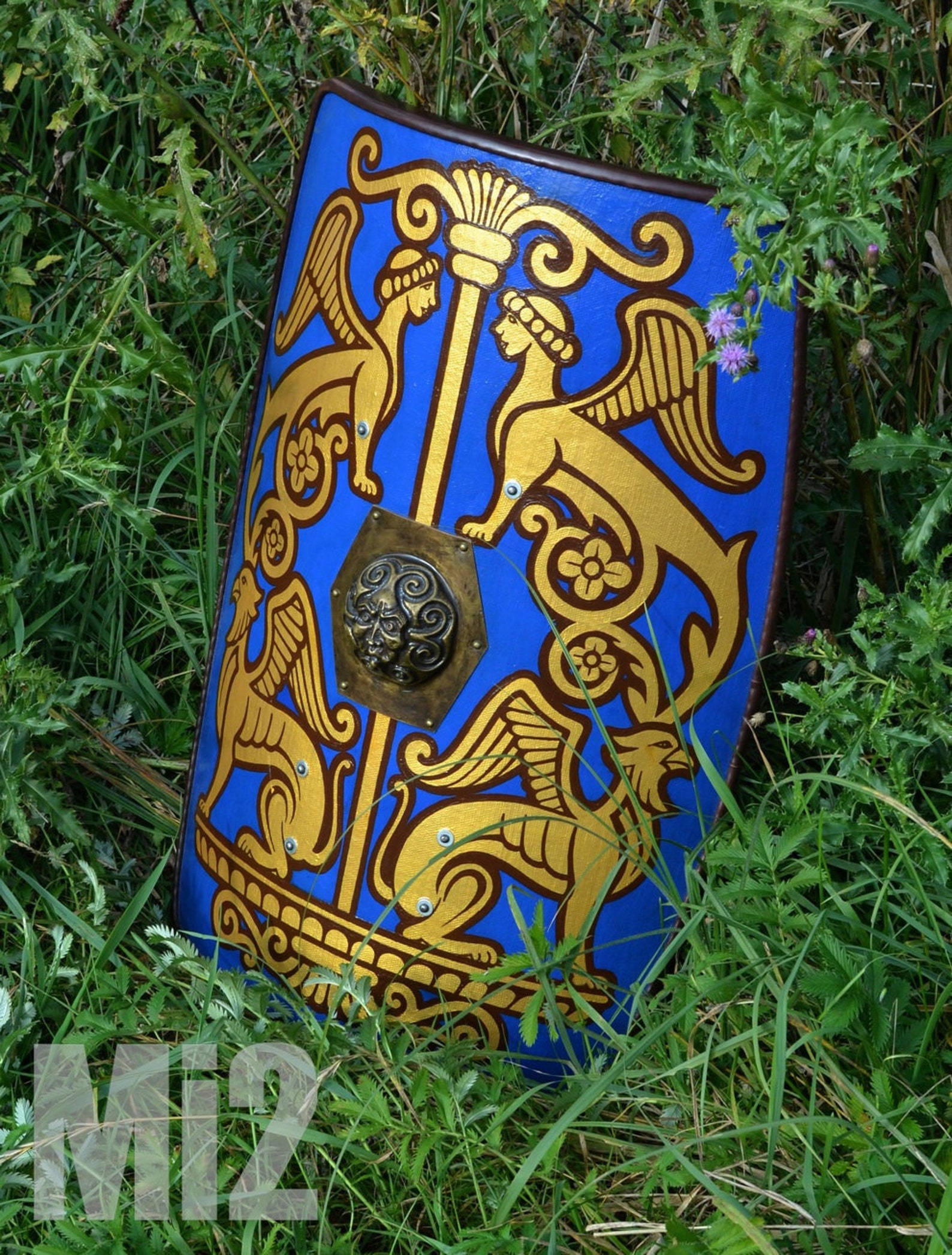 Renaissance Shield With Gorgon - Etsy