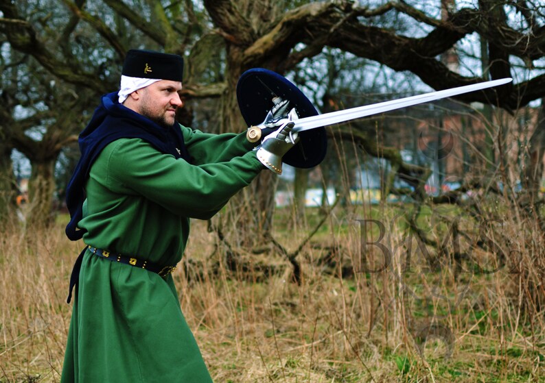 Medieval Fencing Buckler shield With Stars15th Century for Sca, Living ...