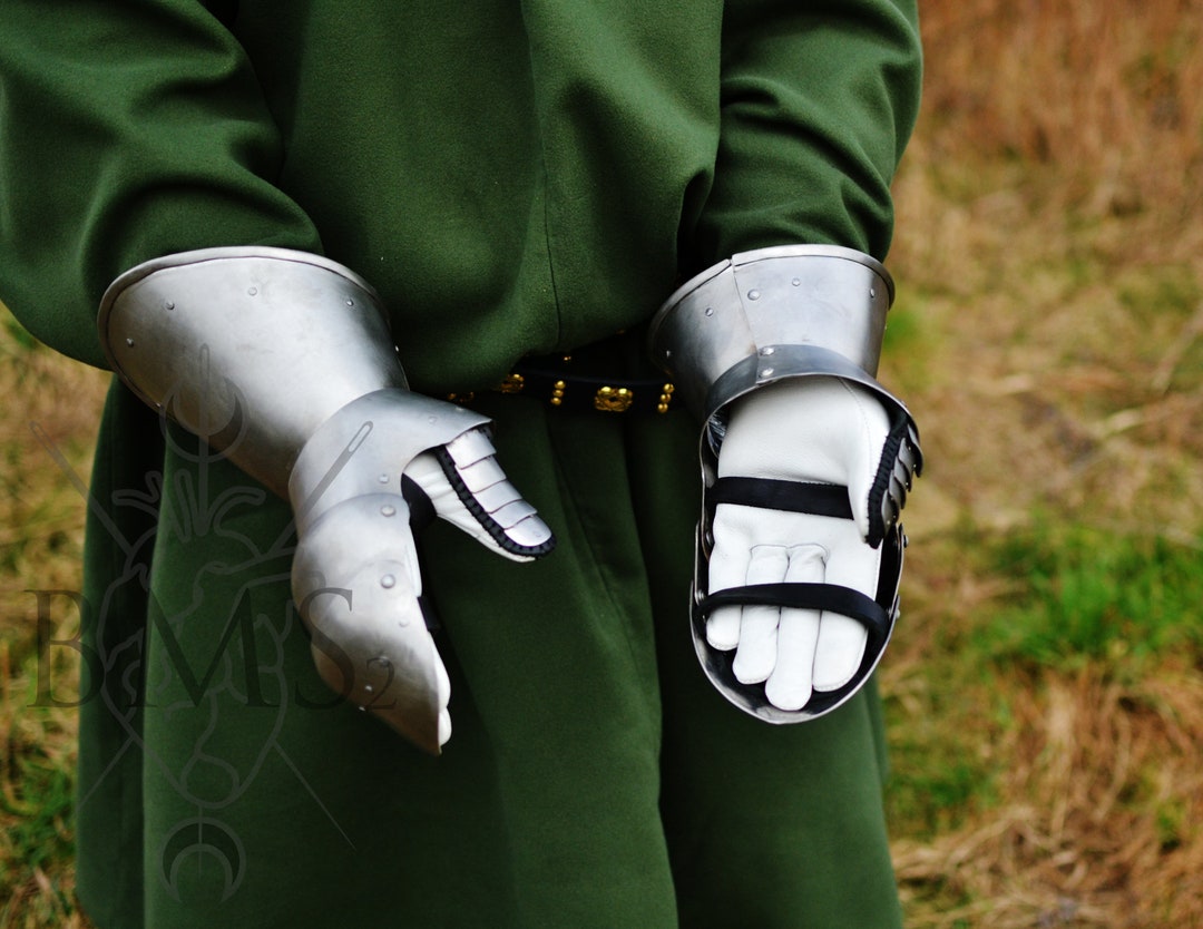 Medieval Gauntlets milanese Style 14-15th Century - Etsy