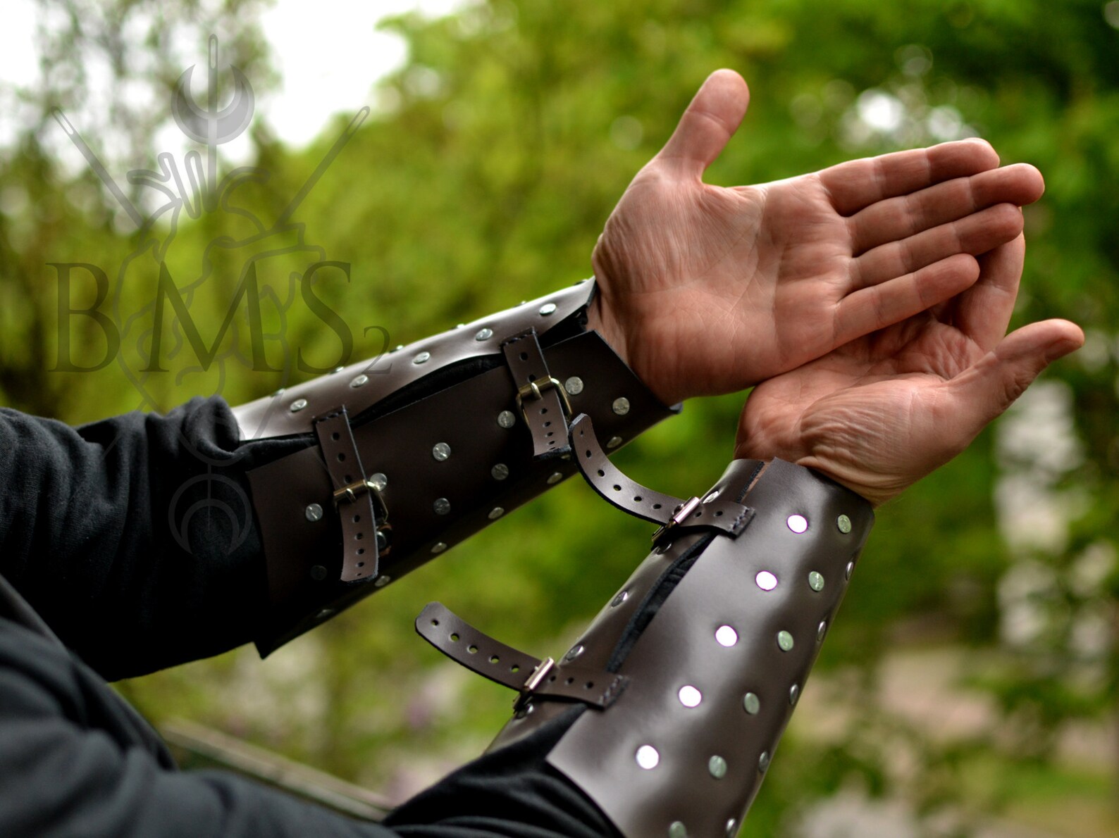 Medieval Brigantine Bracers titanium Plates for SCA - Etsy