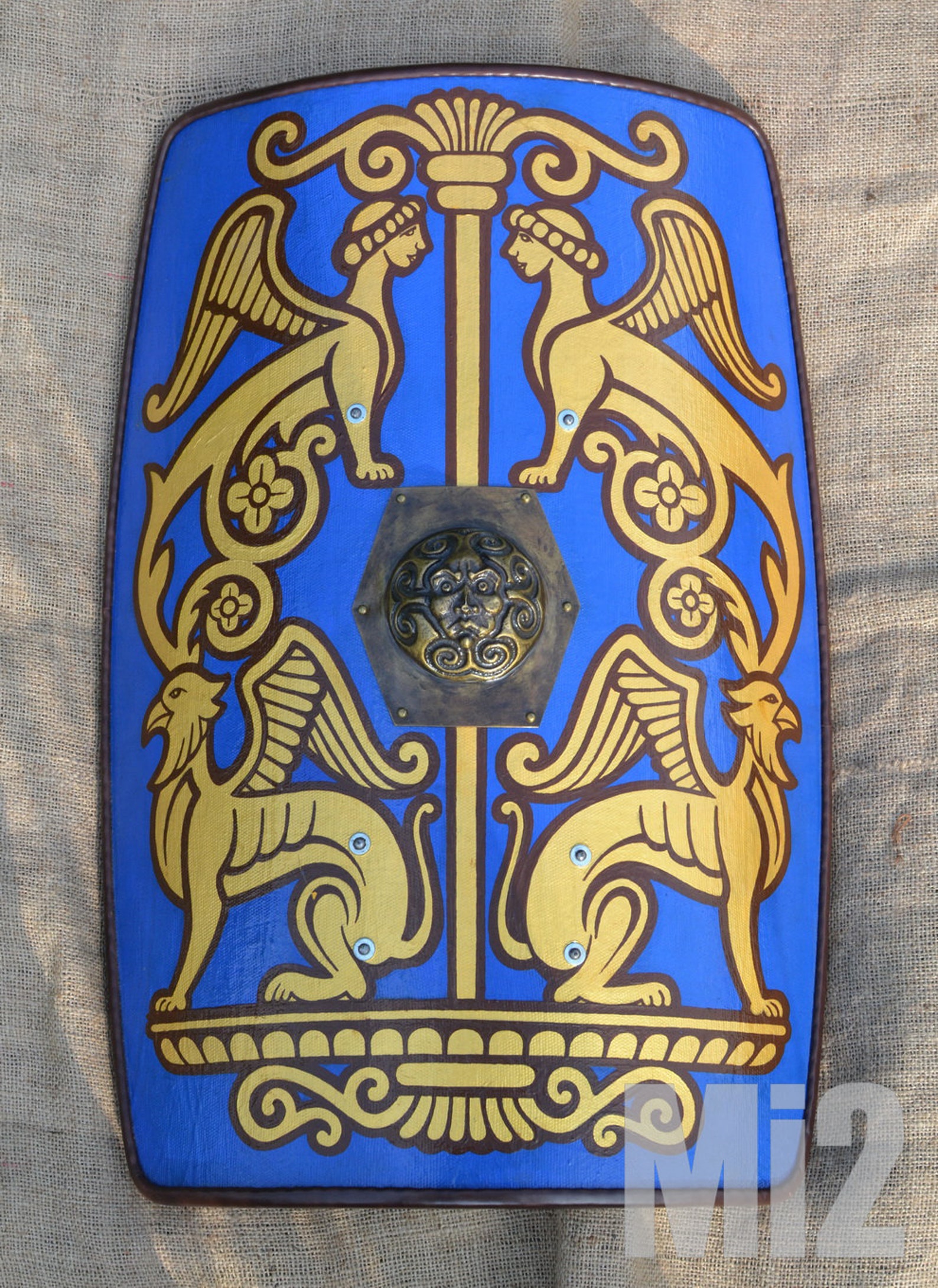 Renaissance Shield With Gorgon - Etsy