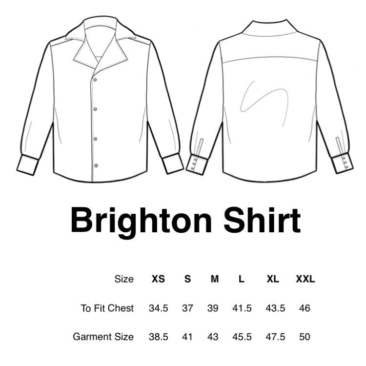 Brighton Shirt Sewing Pattern | Etsy UK