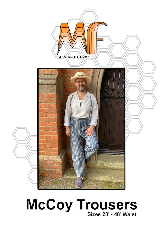 Mccoy Trousers PDF Sewing Pattern - Etsy