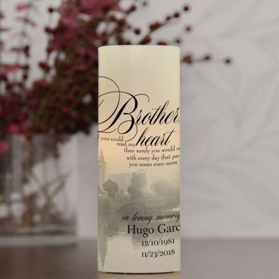 In Loving Memory of Brother Gifts Personalized Memorial Gifts for Loss ...